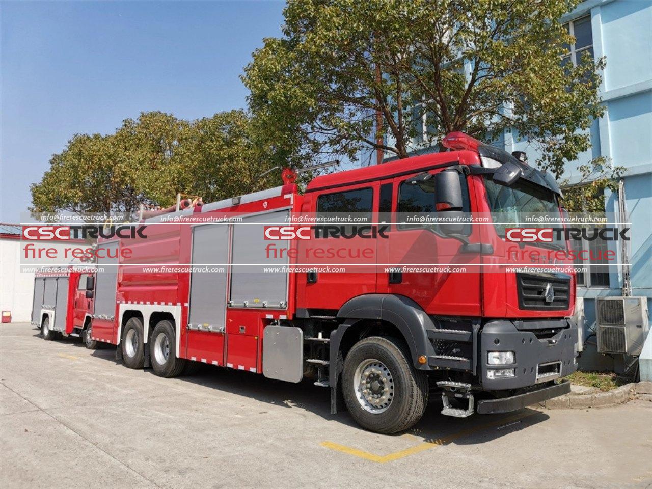 Combined Fire Truck Convoy Deployed Across Europe, Uniting Firefighting ...