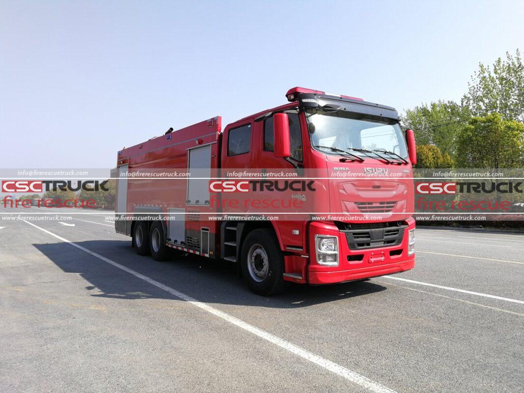 HOWO 25 CBM Water Foam Fire Truck - Fire Rescue Truck