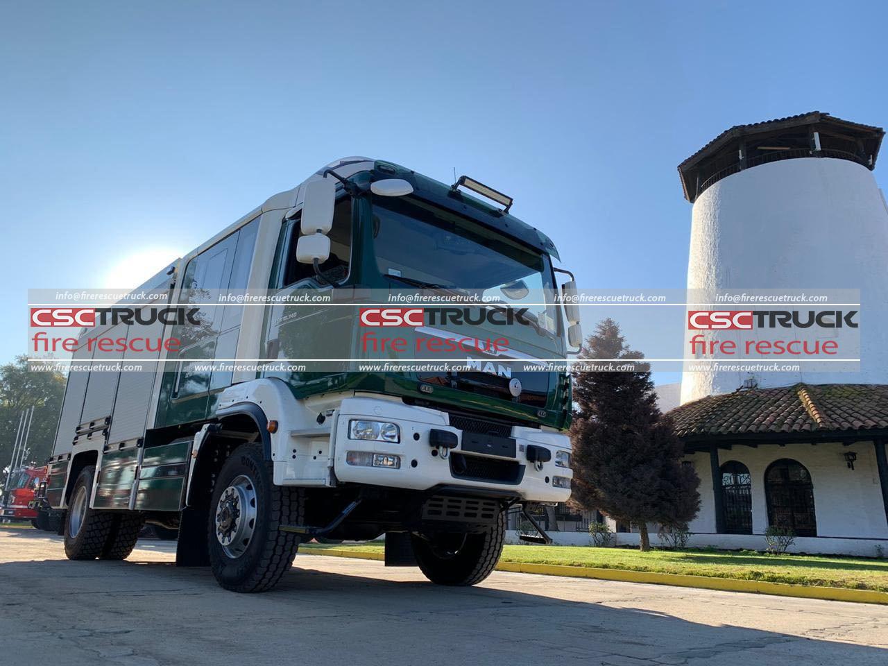 What is a Green Fire Truck For? - Fire Rescue Truck