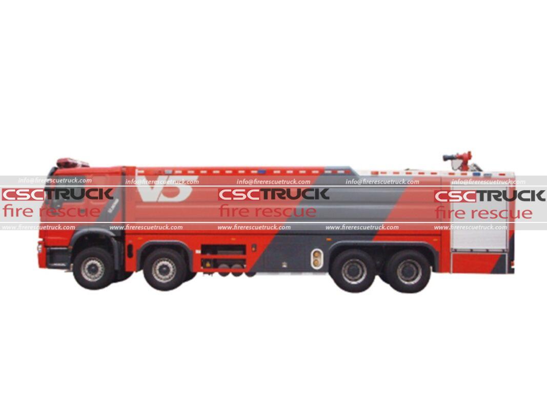 12 Wheelers 23Ton Water Fire Tender - Fire Rescue Truck