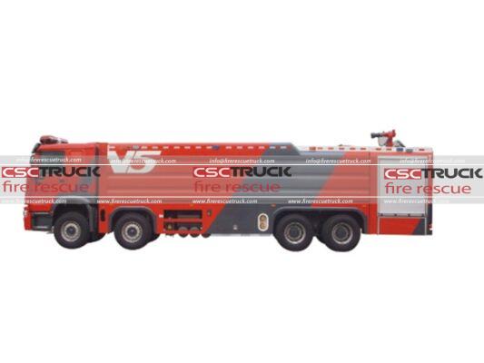 12 Wheelers 25Ton Water Fire Engine - Fire Rescue Truck