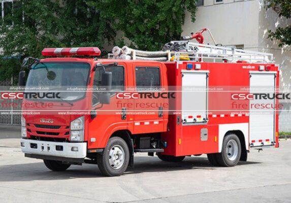 ISUZU 3000 Liters Water Foam Small Fire Truck - Fire Rescue Truck
