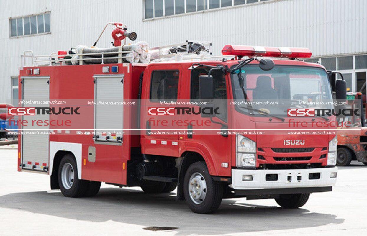 ISUZU 3000 Liters Water Tanker Small Fire Truck - Fire Rescue Truck