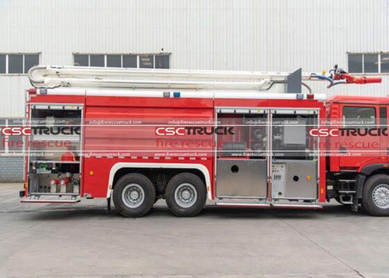 HOWO 20M Water Tower Fire Fighting Truck - Fire Rescue Truck