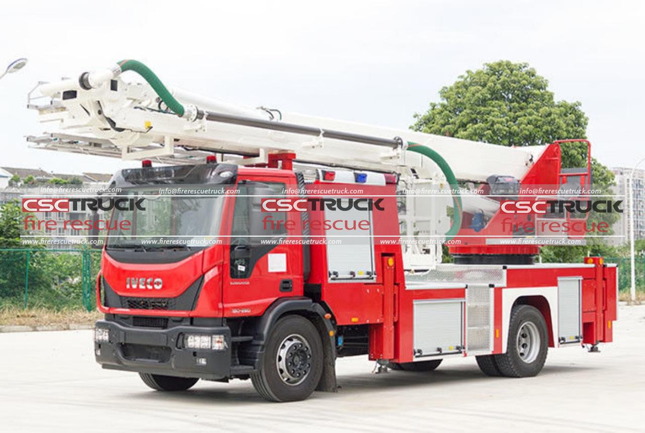 Platform Fire Trucks Deployed in Spain and Thailand for Elevated Rescue ...