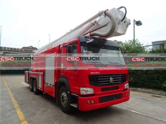 HOWO 32M Water Foam Tower Fire Truck - Fire Rescue Truck