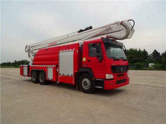 HOWO 32M Water Foam Tower Fire Truck - Fire Rescue Truck