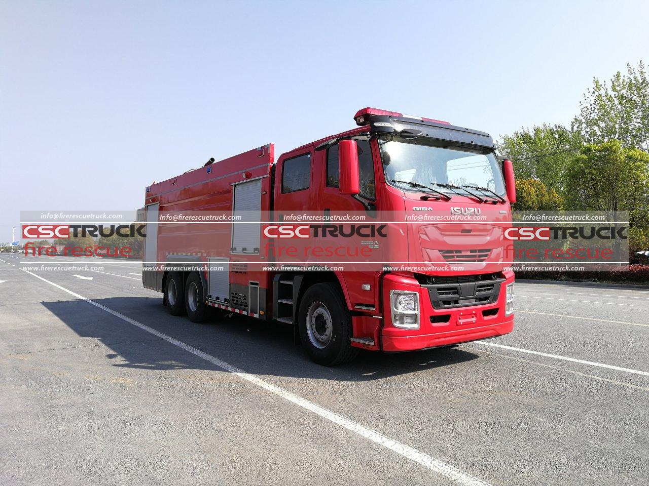 Advanced Foam Fire Truck Introduced in the United Arab Emirates to ...