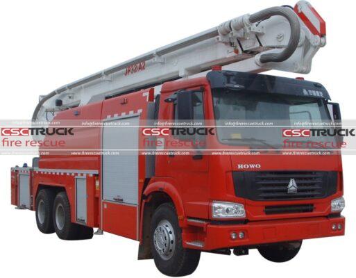 HOWO 32M Water Tower Fire Truck - Fire Rescue Truck