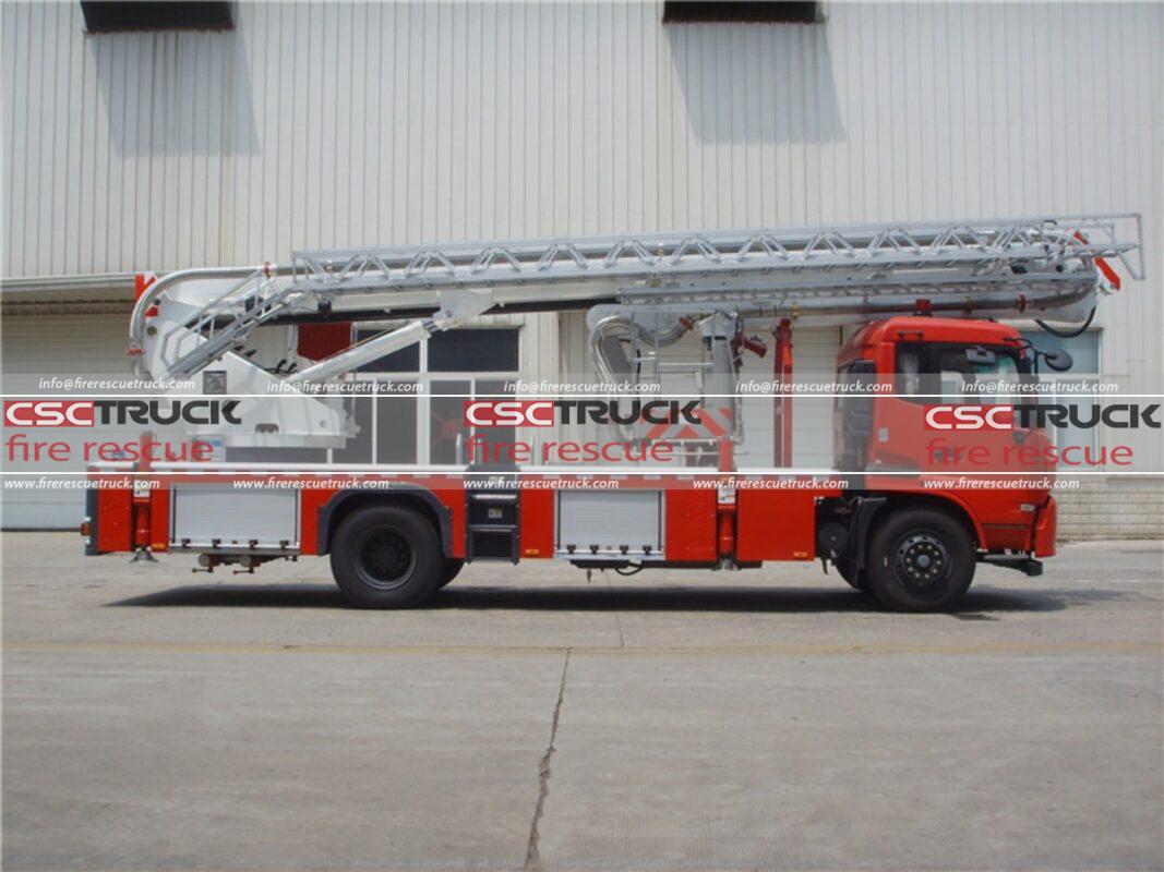 What are the Different Types of Aerial Ladder Trucks? - Fire Rescue Truck