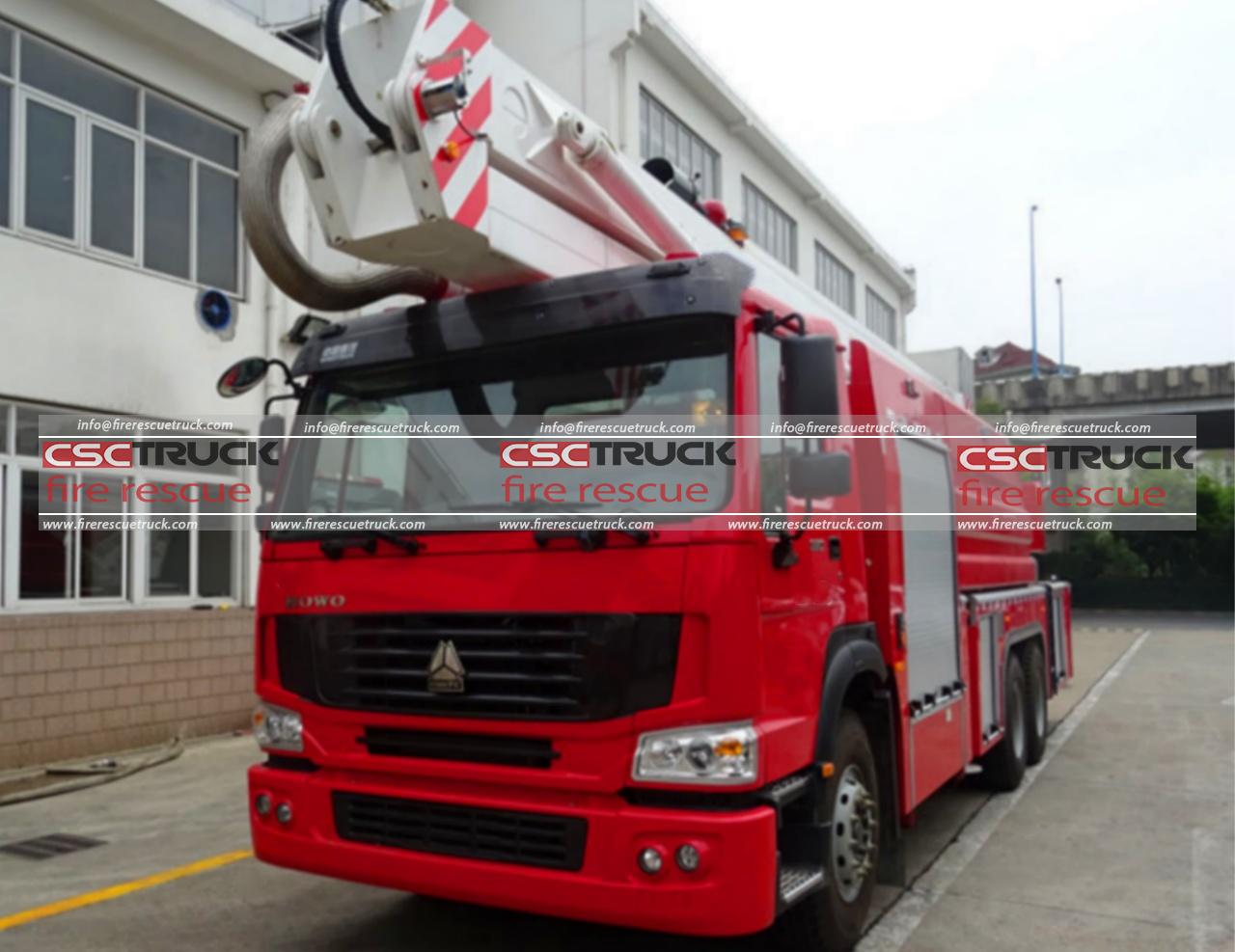 What is the Difference between a Tower Truck and a Ladder Truck? - Fire Rescue Truck