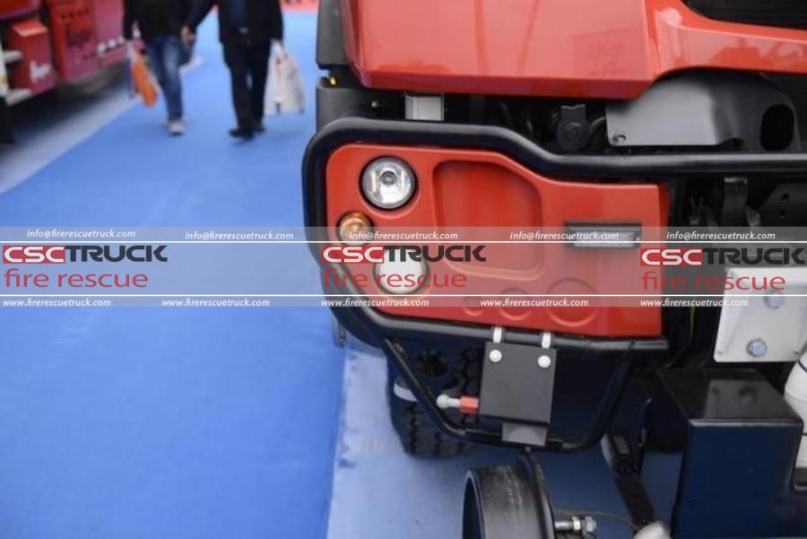 3000L Unimog U423 4WD Road-Rail Dual-Use Water Foam Fire Truck ...