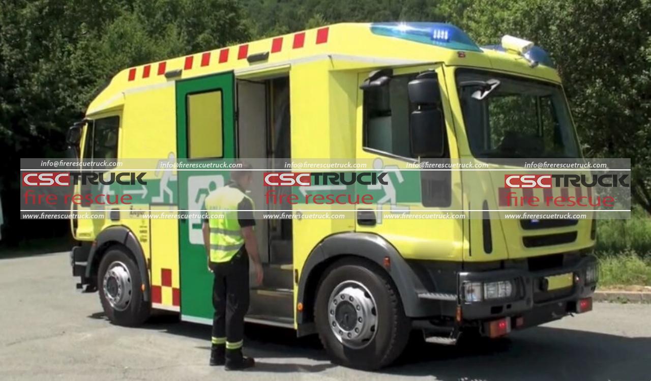 Motor-driven Ziegler 4x4 Two-Cabin Tunnel Fire Rescue Truck ...