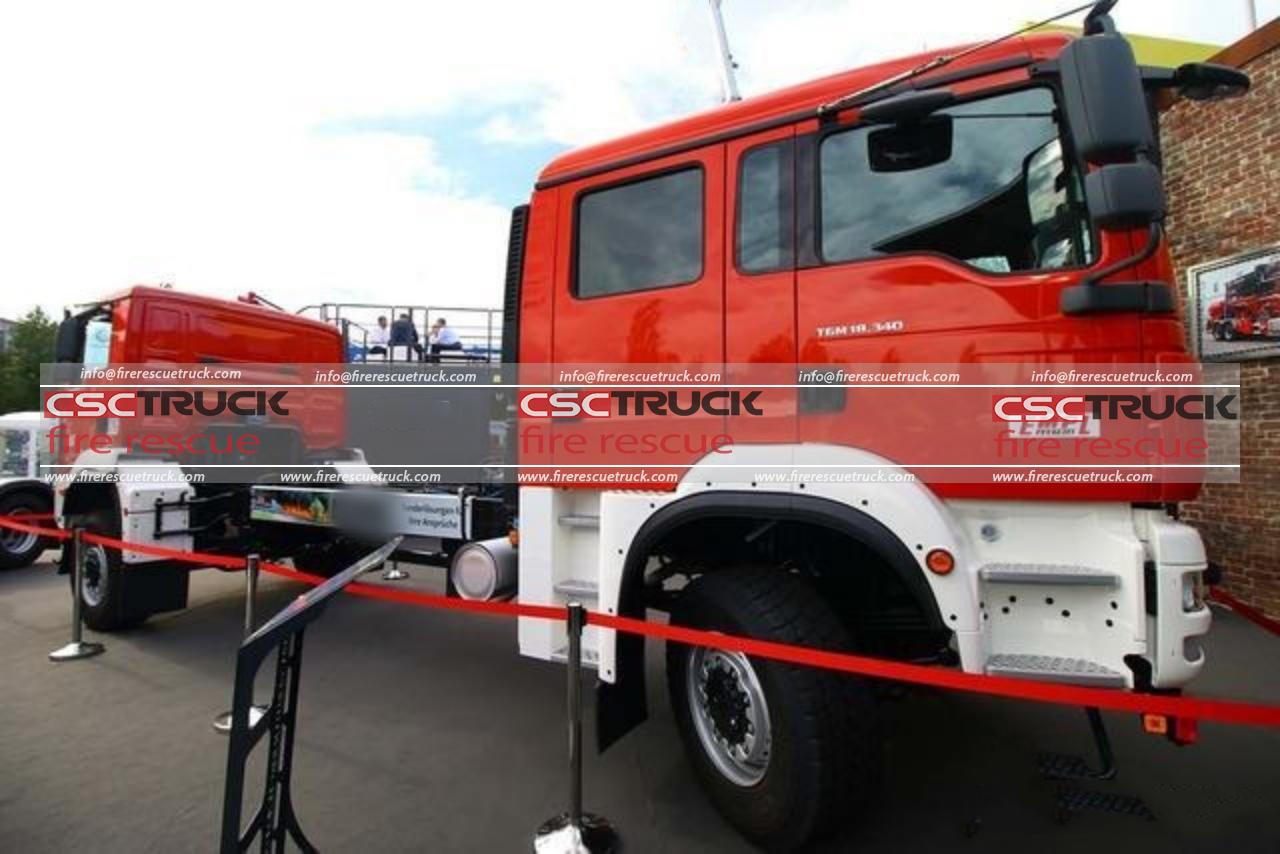 The Core of the MAN TGM Dual-cab Fire Truck — Chassis Disassembly ...