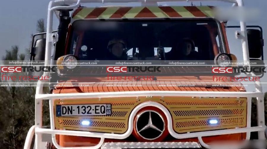Unimog U5023 Fire Truck – Traversing Mountains and Rivers for Emergency ...