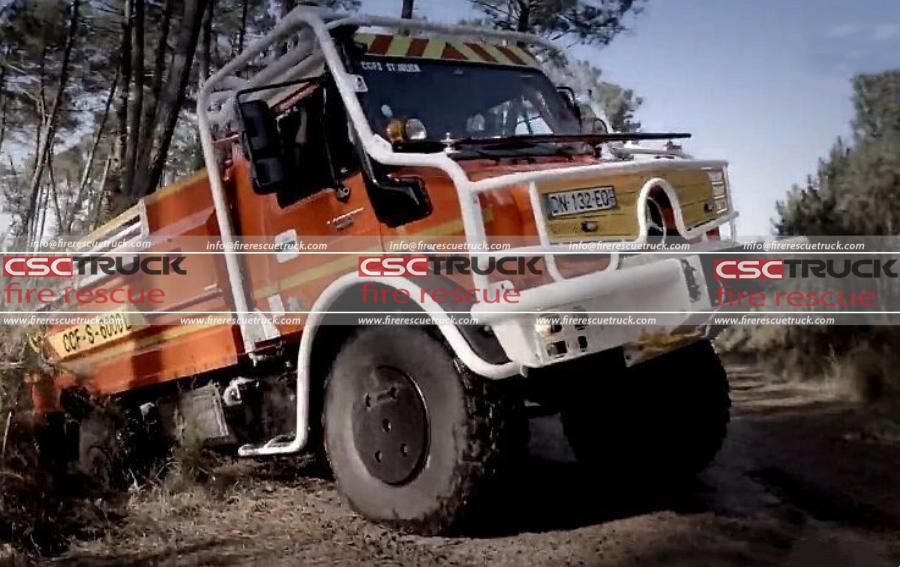 Unimog U5023 Fire Truck – Traversing Mountains and Rivers for Emergency ...