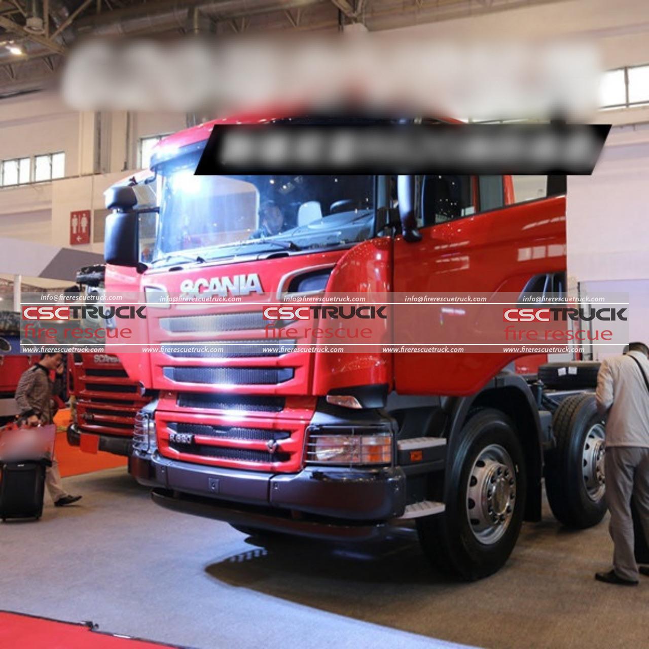 High-capacity Water Foam Fire Truck with Dedicated 8x4 Scania R620 V8 ...