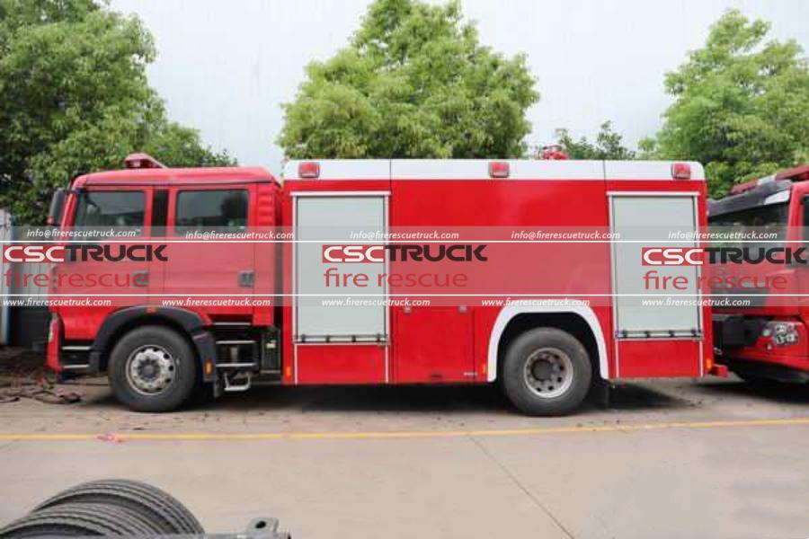 Sinotruk HOWO TX 340HP EURO VI 9000L Spumae Ignis Exstinguendi ...