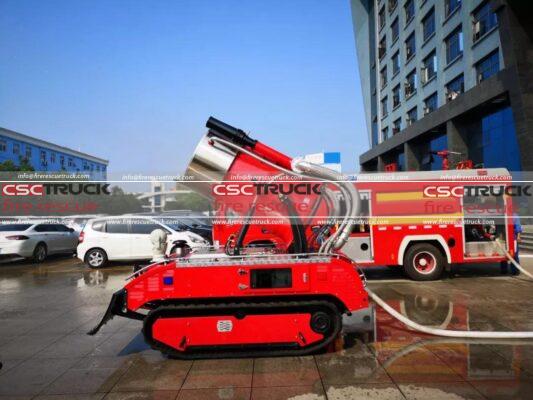 Tracked Smoke-Extraction Rescue Fire Robot, RC Fire Truck! - Fire ...