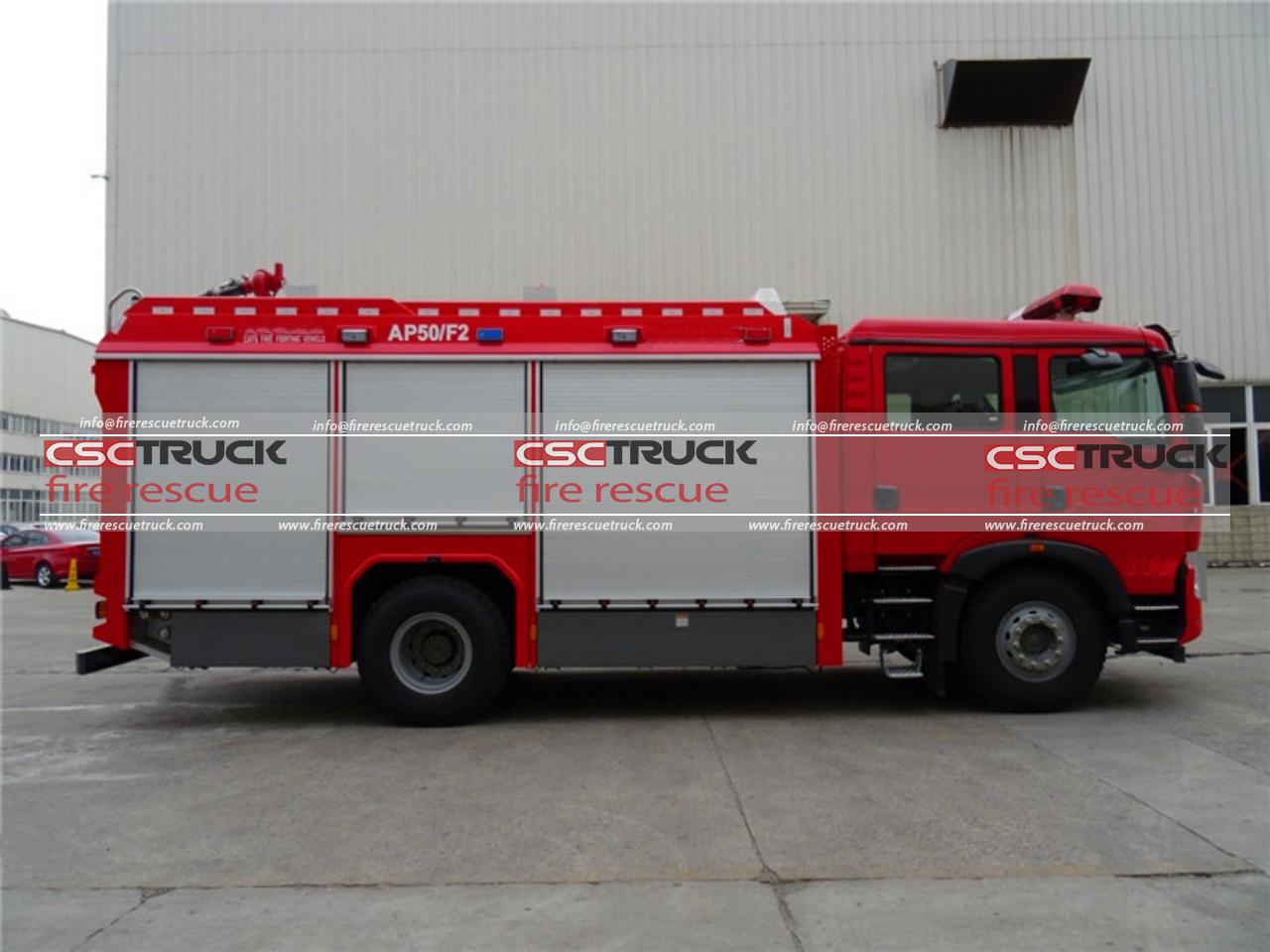 CAFS Brandweerwa – Hoë-doeltreffendheid saamgeperste lugskuimstelsel ...