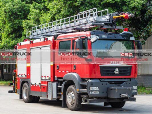 SITRAK 18M 4000L Aerial Ladder Fire Truck - Galimoto Yowombola Moto