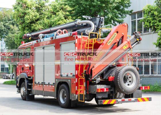 SITRAK 18M 4000L Aerial Ladder Fire Truck - Galimoto Yowombola Moto