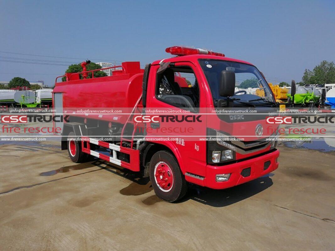 4500L Mobile Water Tank Fire Engine - Fire Rescue Truck