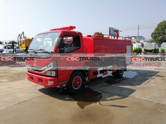 4500L Mobile Water Tank Fire Engine - Fire Rescue Truck