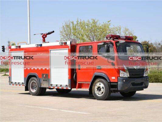 Foton 6ton Small Water Foam Fire Engine - Fire Rescue Truck