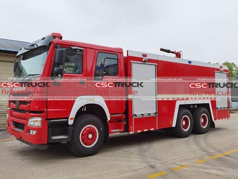 HOWO 16ton Water Foam Fire Engine - Fire Rescue Truck