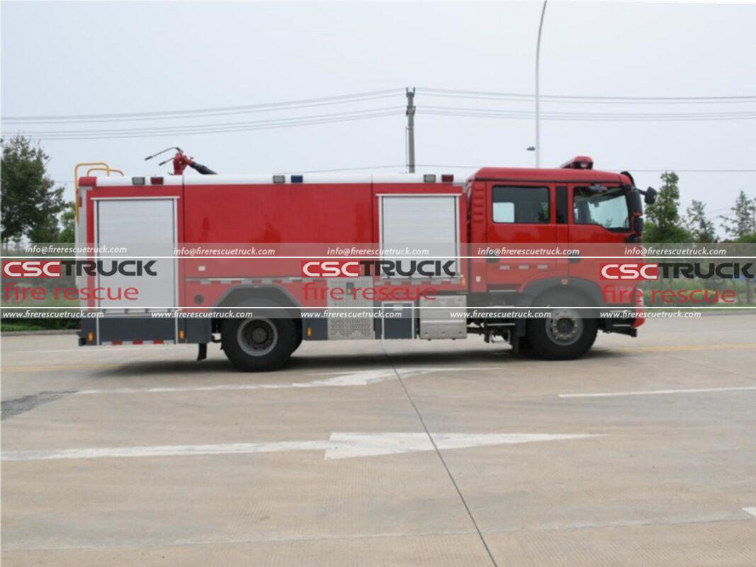 HOWO 8 ton Tanker Busa Banyu Mesin Pemadam Kebakaran - Truk ...