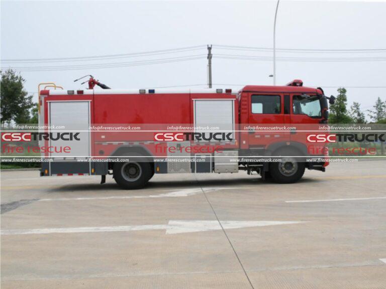 Injini Yozimitsa Moto ya Howo 8ton Water Foam Tanker - Galimoto ...