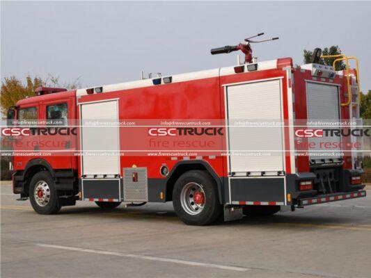 HOWO 8ton Water Foam Tanker Fire Engine - Fire Rescue Truck