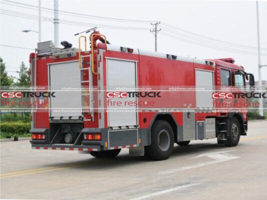 HOWO 8ton Water Foam Tanker Fire Engine - Fire Rescue Truck