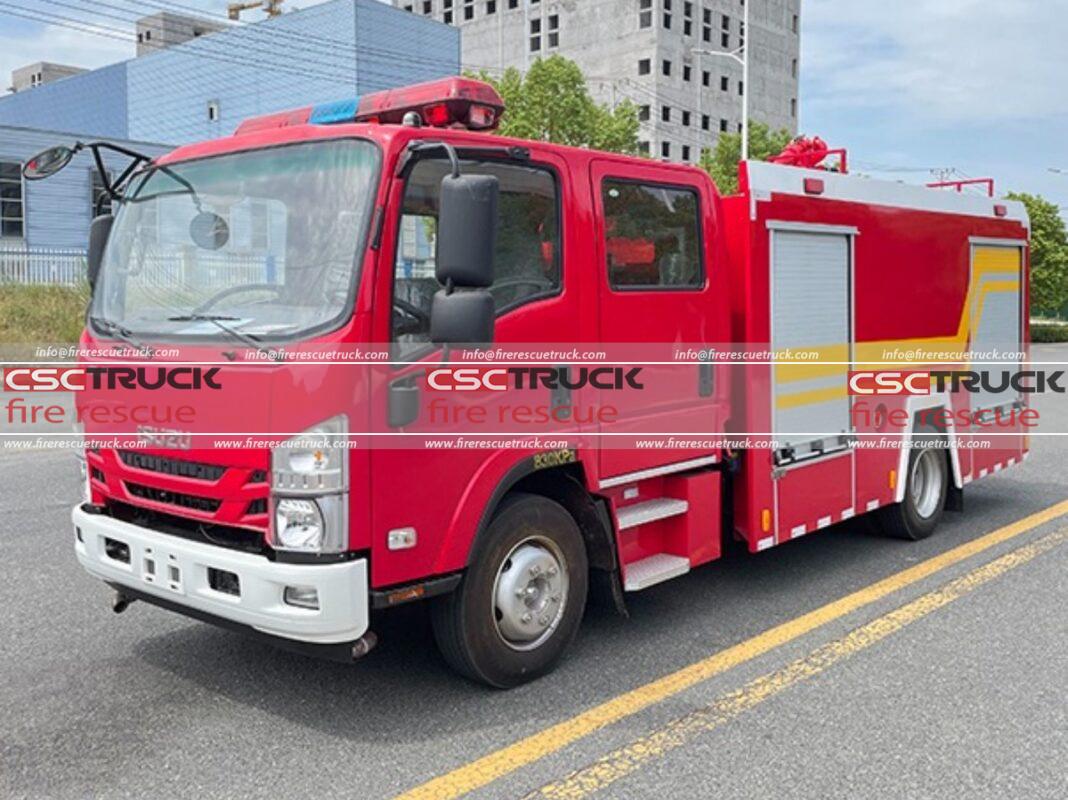 ISUZU 4ton Small Water Foam Fire Engine - Fire Rescue Truck